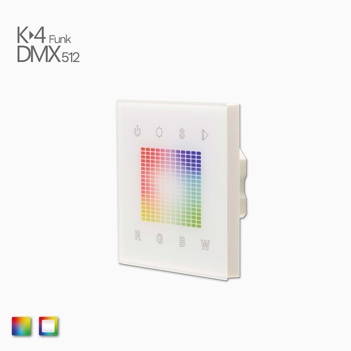K-4 u. DMX512 Wand-Controller für RGBW-RGB LED, 59,90