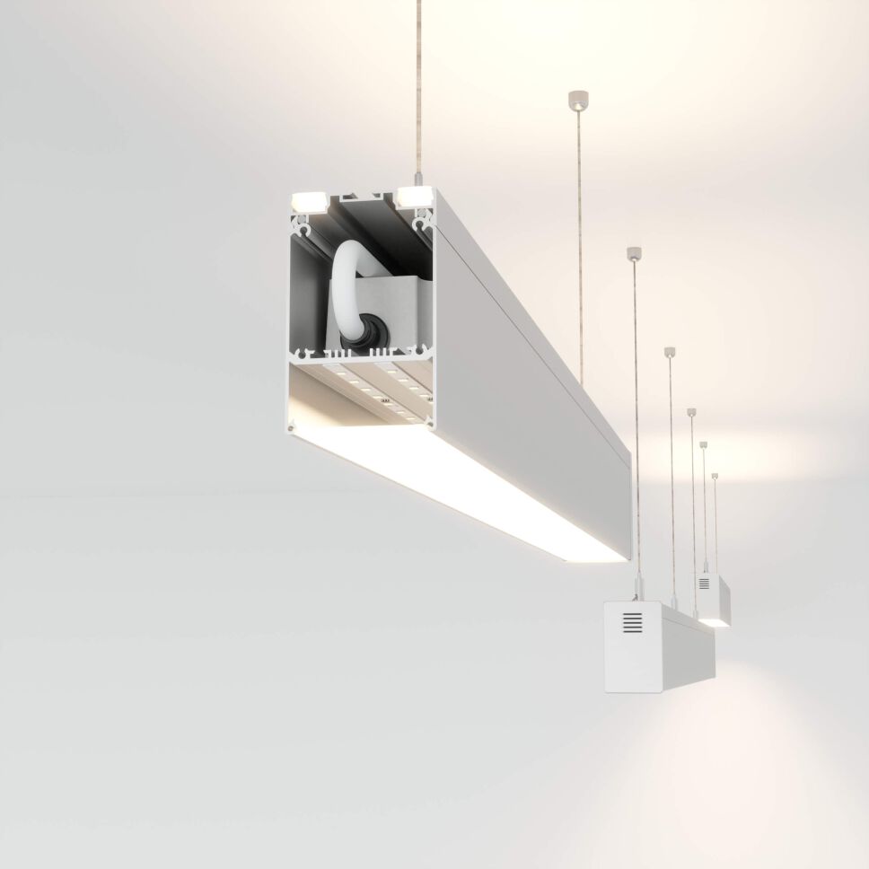 LED Alu Profile für Deckenmontage, Raumbeleuchtung