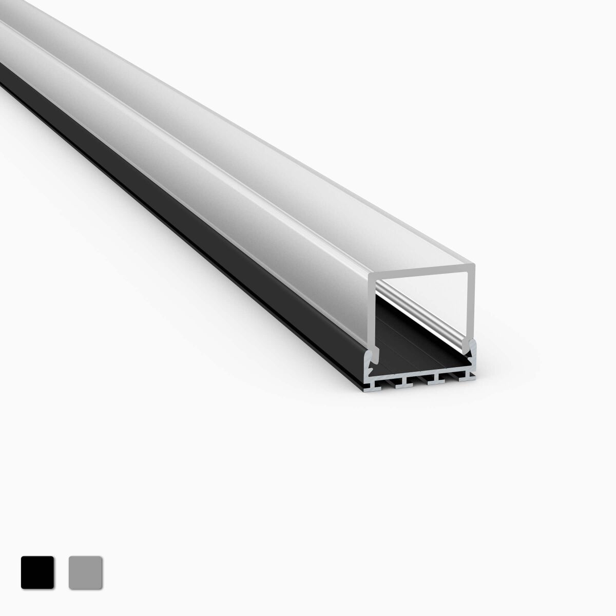 LED Profil G5-6 für Glaskanten mit 5-6mm Materials, 8,00