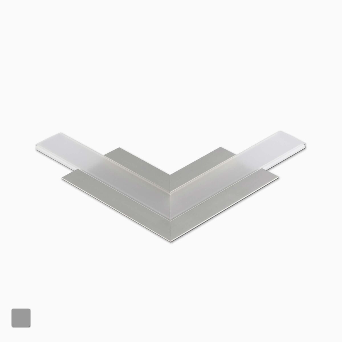 Eckverbinder für LED Alu Profil OPAC 90 Grad, 17,90