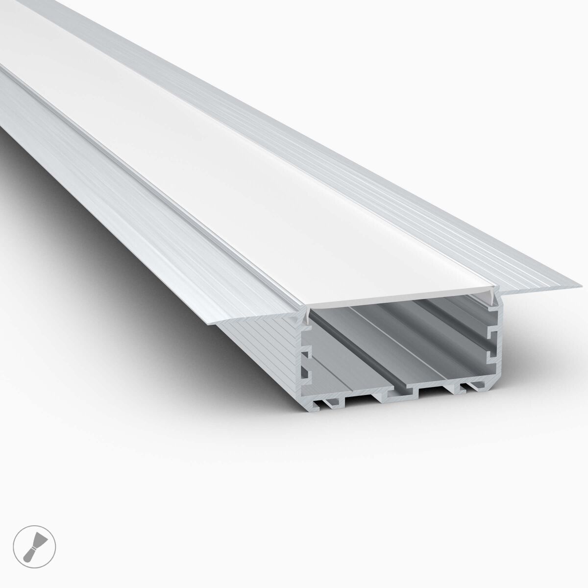 LED Profil G5-6 für Glaskanten mit 5-6mm Materials, 8,00