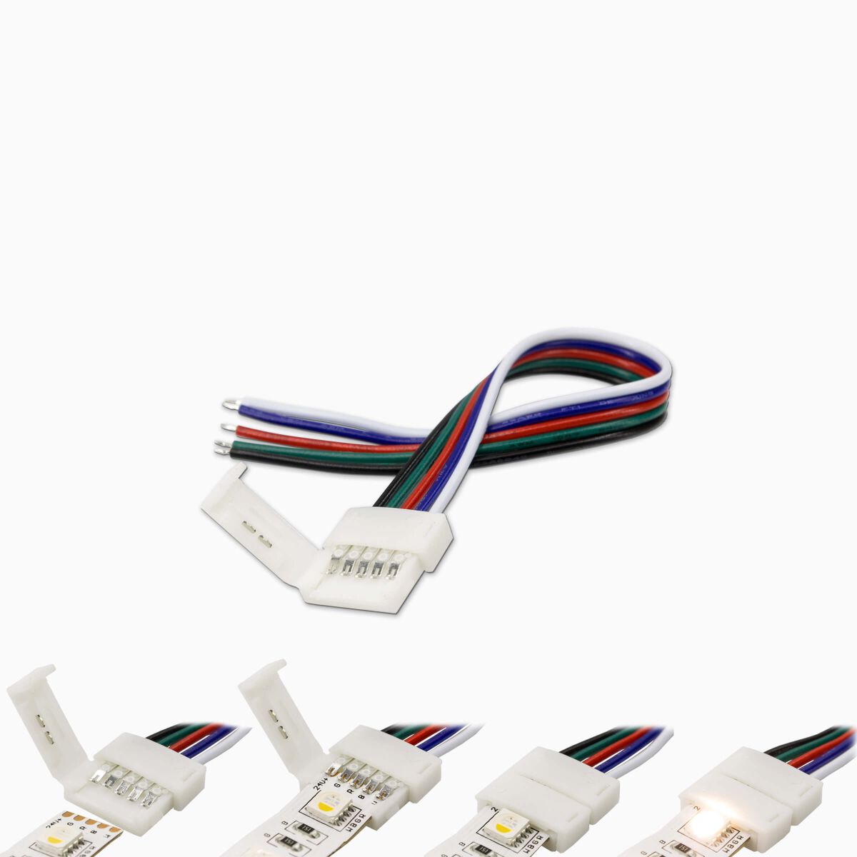 RGB LED Kabel, farblich kodiert speziell für RGB S