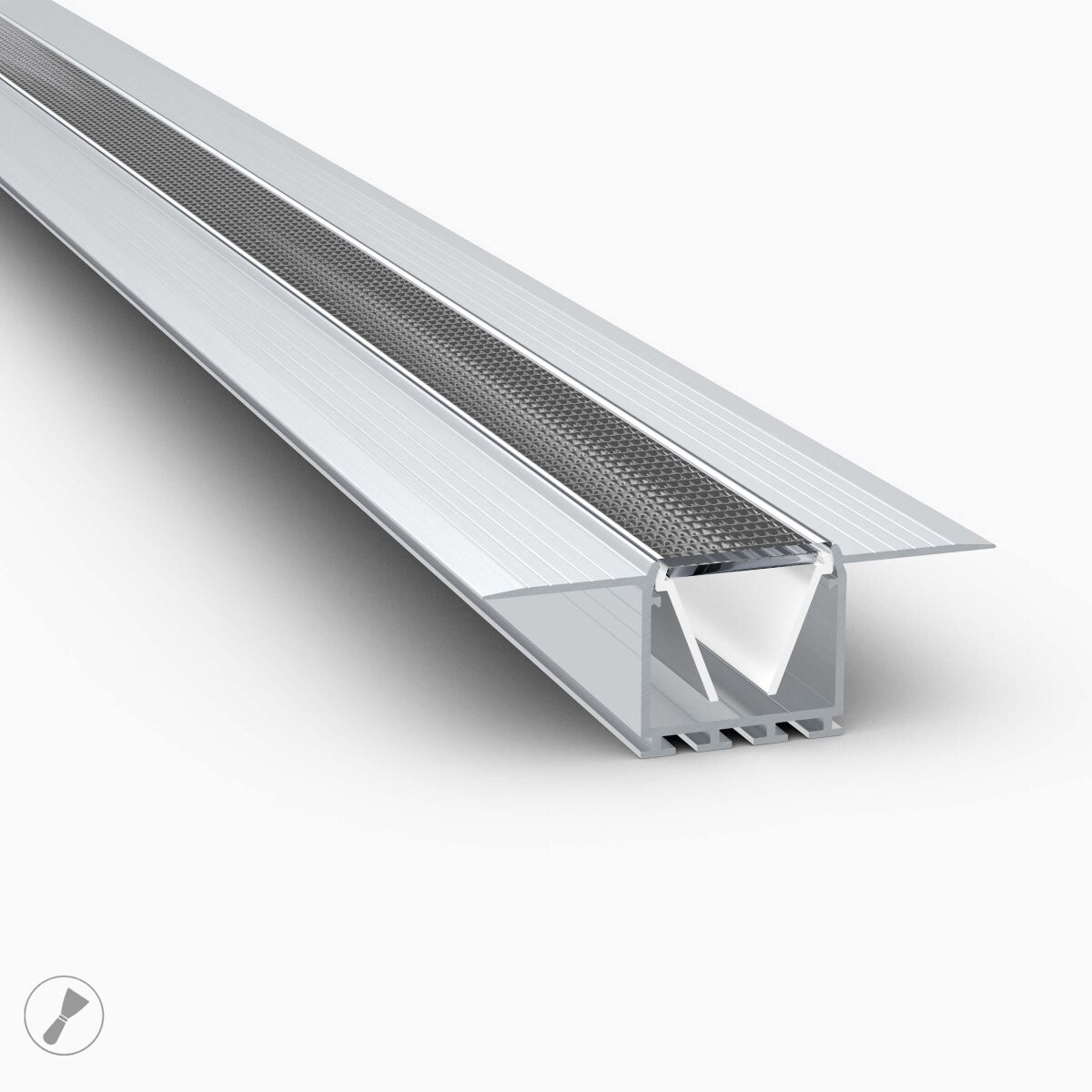 LED Profil G5-6 für Glaskanten mit 5-6mm Materials, 8,00
